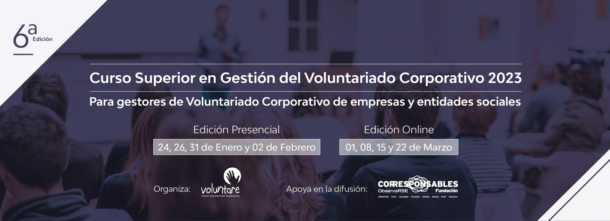 Curso Online Superior en Gestión del Voluntariado Corporativo 2023 - Voluntare