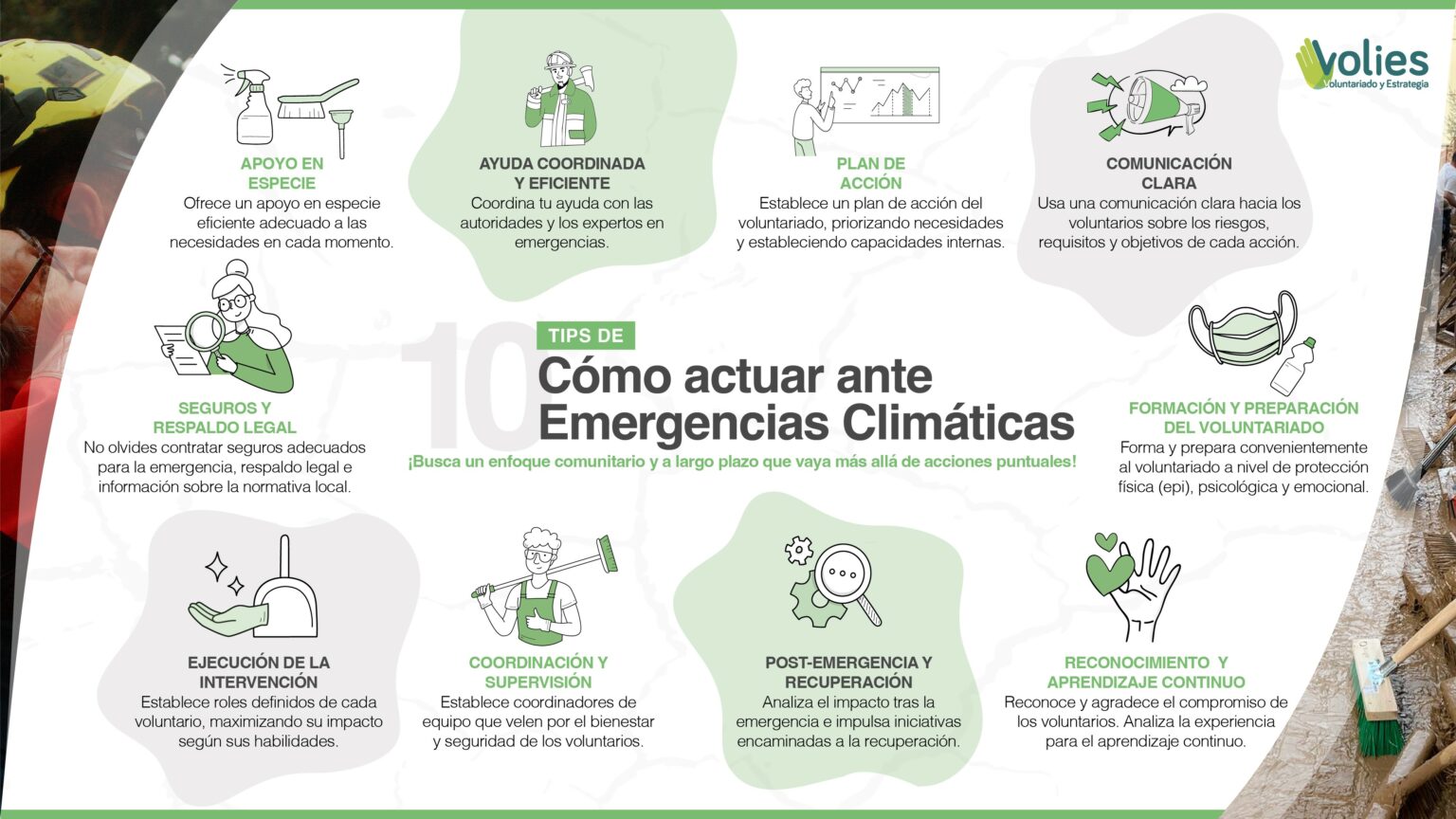 10 Tips sobre cómo actuar ante emergencias climáticas – Voluntare
